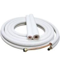 China Insulated Copper Tube Coil with 0.8mm Wall Thickness and Pre-installed Nuts for HVAC Refrigerant Systems for sale