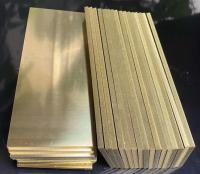 China Polished Brass Sheet H68 Grade Brass Plate with Corrosion Resistance for Construction and Decorative Use for sale