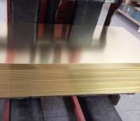 China Polished Brass Sheet H68 Grade Brass Plate with Corrosion Resistance for Construction and Decorative Use for sale