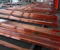 China Premium High Purity Copper Busbar with Custom Dimensions for High Electrical Conductivity in Arc Furnaces for sale