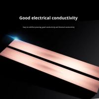China T3 Grade Copper Busbar Flat Copper Bar with 1-12mm Thickness for Heat Dissipation and Electrical Applications for sale