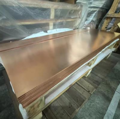 China Customized Copper Plate Sheet 0.6mm Thickness 99 99 Percent Pure Copper Sheets for Industrial Electrical and Manufacturing Purposes for sale