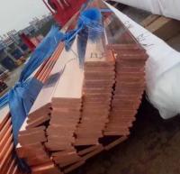 China C11000 Tin Plated High Conductivity Copper Busbar 100% IACS with Electro-Tin Plating 6x50mm for Power Distribution for sale