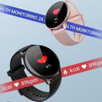 China ODM 1.28 Inch Round Shape Smart Watch Metal Alloy With HD Screen for sale