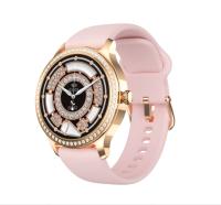 China Diamond Embedded Female Smart Watch Fashion Multi Function Sports for sale