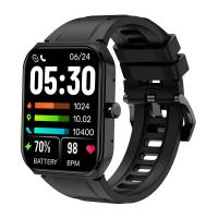 China Square Shape Waterproof IP68 Smart Watch Sports Track Alarm Clock Function for sale