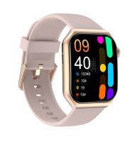 China Auto Stress Detection Smartwatches Step Counter Silicone Strap Watches For Ladies for sale