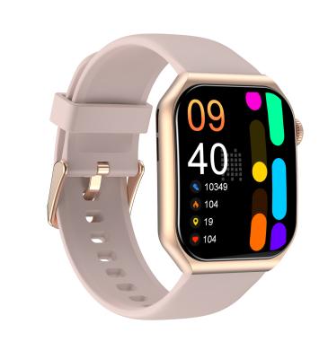 China Auto Stress Detection Smartwatches Step Counter Silicone Strap Watches For Ladies for sale