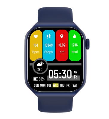 China Linwear Unisex Smart Watch With AMOLED Display For Heart Rate Monitor Running for sale