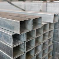 China EN10219 Q235 Galvanized Square Rectangular Steel Tube 0.6-20mm Wall Thickness for sale