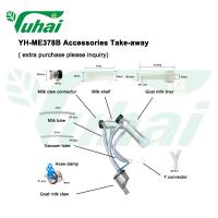 China Goat Milking Machine Repair Kit Milking Cup Set Of Milking Cluster For Milking Parlor for sale