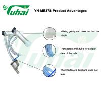 China Goat Milking Machine Repair Kit Milking Cup Set Of Milking Cluster For Milking Parlor for sale