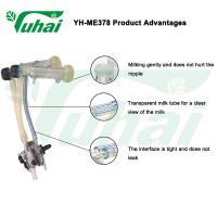 China Goat Milking Machine Repair Kit Milking Cup Set Of Milking Cluster For Milking Parlor for sale