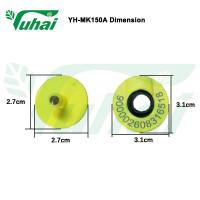 China Electronic Cattle Pig Cow Goat Tracking Ear Tags TPU Round For Farm Animal Management for sale