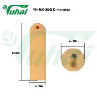 China TPU Rfid Livestock Tags Cattle Sheep Ear Tag Animal Tagger With Laser Printing for sale