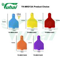 China Laser Printing Serial Number TPU Material Ear Animal Tag Long Range Cow Goat Ear Tag for sale