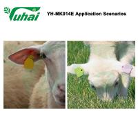 China Long Range TPU RFID Ear Tag Rfid Cattle Ear Tag Animal Tagger For Goat Feeder for sale