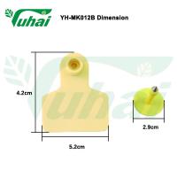 China Custom Printed Livestock Ear Tags Flexible Calf Pig Goat Ear Tags For Cattle Feeder for sale