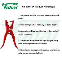 China Animal Ear Tag Applicator Pliers Aluminum Metal Pig Cow Sheep Ear Notching Pliers for sale