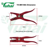 China Animal Ear Tag Applicator Pliers Aluminum Metal Pig Cow Sheep Ear Notching Pliers for sale