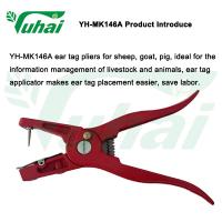 China Animal Ear Tag Applicator Pliers Aluminum Metal Pig Cow Sheep Ear Notching Pliers for sale