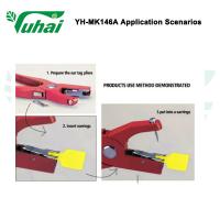 China Animal Ear Tag Applicator Pliers Aluminum Metal Pig Cow Sheep Ear Notching Pliers for sale