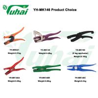 China Animal Ear Tag Applicator Pliers Aluminum Metal Pig Cow Sheep Ear Notching Pliers for sale
