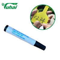China Waterproof Livestock Cattle Sheep Identification Plastic Mark Pens Ear Tag Marking Pen for sale