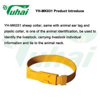 China Colorful Livestock Bands 59x4cm PU Material Goat Collar For Identification for sale
