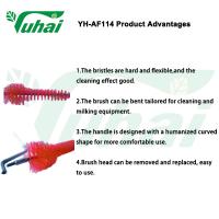 China Plastic Milking Machine Cleaning Brush Cow Milk Tank Cleaning Brush for sale