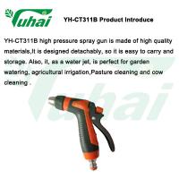 China Hose Power Sprayer Nozzle Detachable Garden Pressure Spray Watering Hose Spray Gun for sale