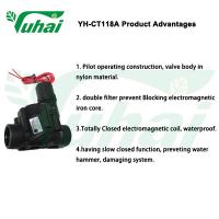 China Nylon Solenoid Valve Water Valve Exhaust Valve For Garden Agricultural Sprayer for sale