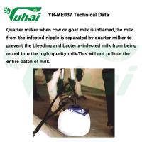 China Cow Dairy Milk Bucket 8l 12l Quarter Milker For Milk Claw Milking Bucket For Cattle Feeder for sale