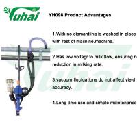China Duovac Digital Milk Meter Hanger Bionic Cow Milking System Digital Milking Equipment for sale