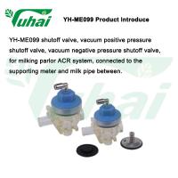 China PSU Material Milk Flow Sensor Shut Off Valve Positive Negative Pressure Dairy Flow Meter for sale