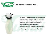 China White Milk Sampler Boumatic Milking Bucket Dairy Farm Equipment for sale