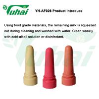 China 4x4mm Animal Feeding Teats Nature Rubber Animal Nipple For Goat Feeding for sale