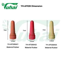 China 4x4mm Animal Feeding Teats Nature Rubber Animal Nipple For Goat Feeding for sale