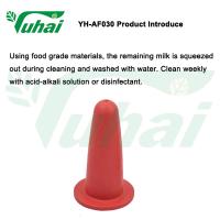 China Flexible Animal Feeding Teats 32.8g Weight Round Shape 3mm Hole Dimension Red Color for sale