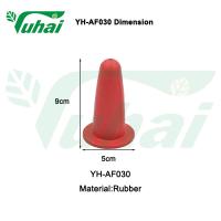 China Flexible Animal Feeding Teats 32.8g Weight Round Shape 3mm Hole Dimension Red Color for sale