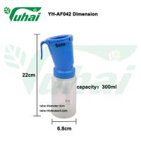 China 300ml Teat Dip Cup Medicated Bath Cup PP Material Foam Non Return For Cow Washing for sale