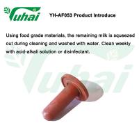 China Jujube Animal Feeding Teats Rubber Calf Teat 26g Weight Calf Teats for sale