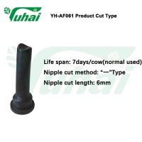 China Fod Grade Cow Bottle Nipple Animal Teats On Milk Bucket For Lamb Milk Drink Nipples for sale