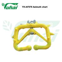 China Yellow Green Plastic Calf Weaner , 12.2*8.7*3.3cm Size Cattle Weaning Nose Rings Non Toxic for sale