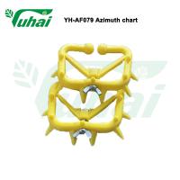 China Yellow Green Plastic Calf Weaner , 12.2*8.7*3.3cm Size Cattle Weaning Nose Rings Non Toxic for sale