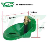 China 0.9l Livestock Water Bowl Farm Machinery Equipment Plastic Cattle Water Trough/Goat Feeder for sale