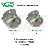 China SS304 Livestock Water Bowl Stainless Steel Animal Water Bottle With Floating Ball Flat Tongue for sale