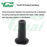China Black Calf Feeding Nipple Animal Teats For Bucket for sale