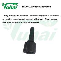China Black Rubber Lamb Milk Teats Milk Drink Nipples For Calf Feeding Drinking for sale