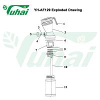 China Foaming Teat Dip Cup Medical Milking Machine Food Grade Material For Cow Feeding for sale